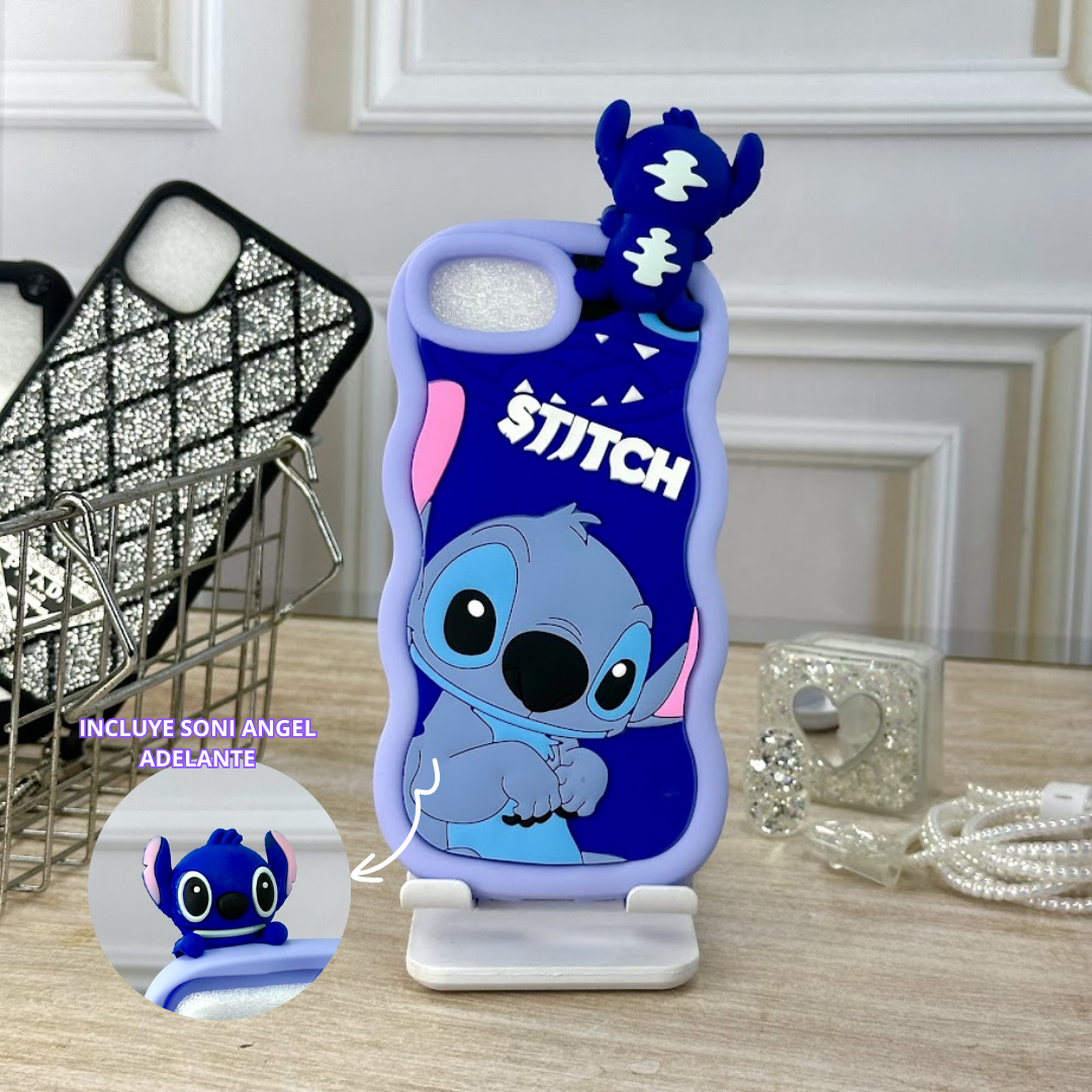 Stich y Sonny Angels IPH 16E – Silver Case