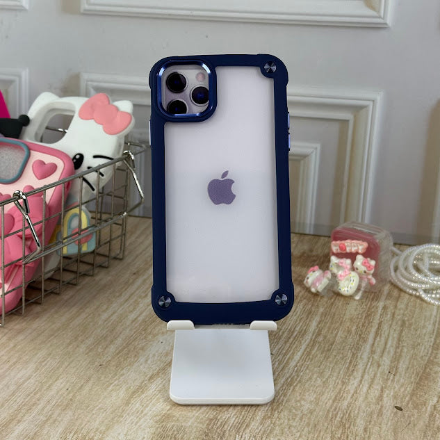 Case bunker azul IPH 11 PRO MAX – Silver Case