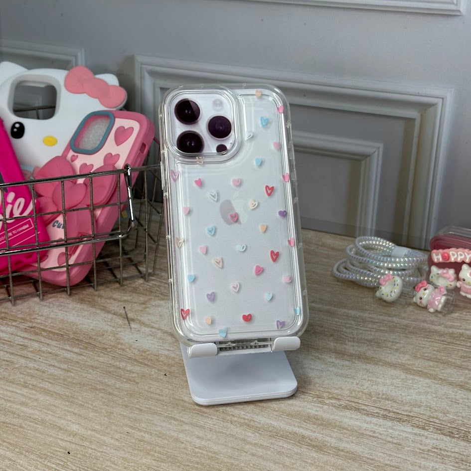 love colores iph 14 pro max – Silver Case