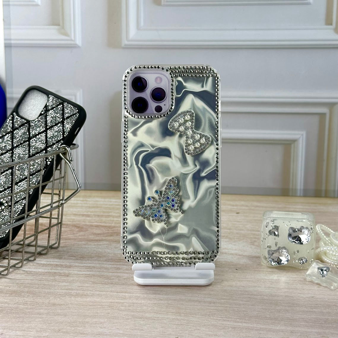 Lazo plata IPH 12 PRO MAX – Silver Case